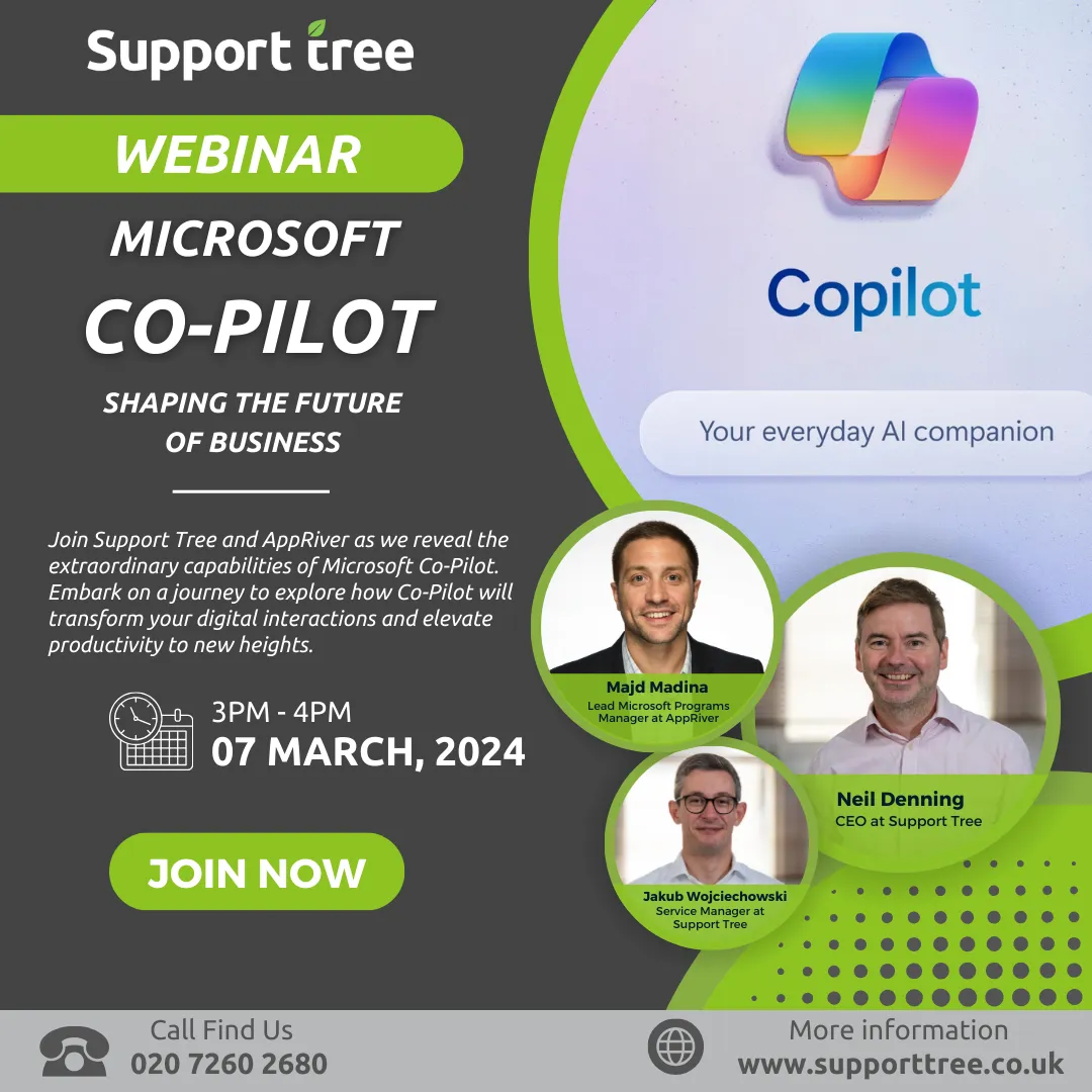 Microsoft Co-Pilot – shaping the future of business - Support Tree